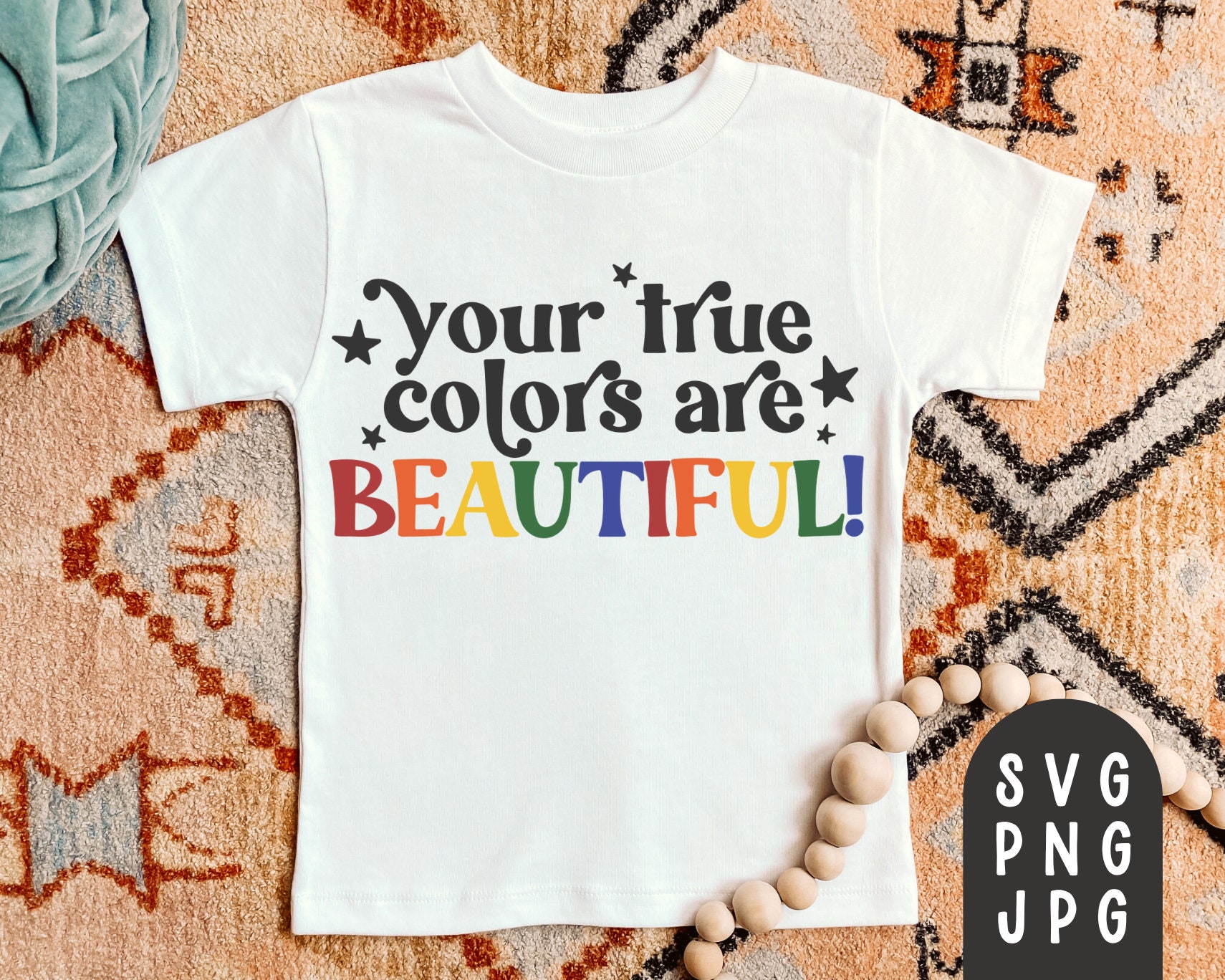 Tus verdaderos colores son Hermoso Svg Mes del Orgullo Svg - Etsy México