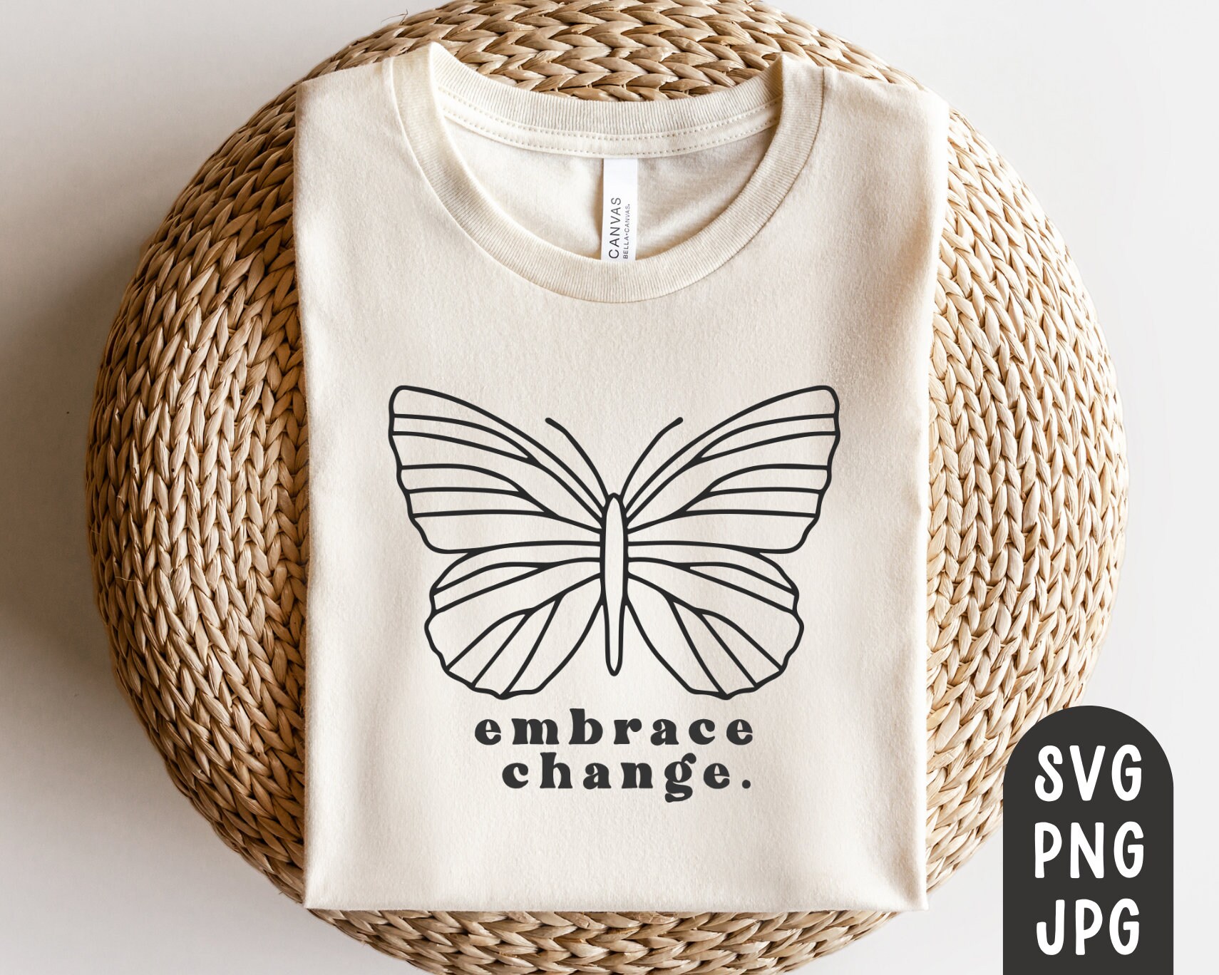 Embrace Change Svg Butterfly Svg Motivational Svg - Etsy UK