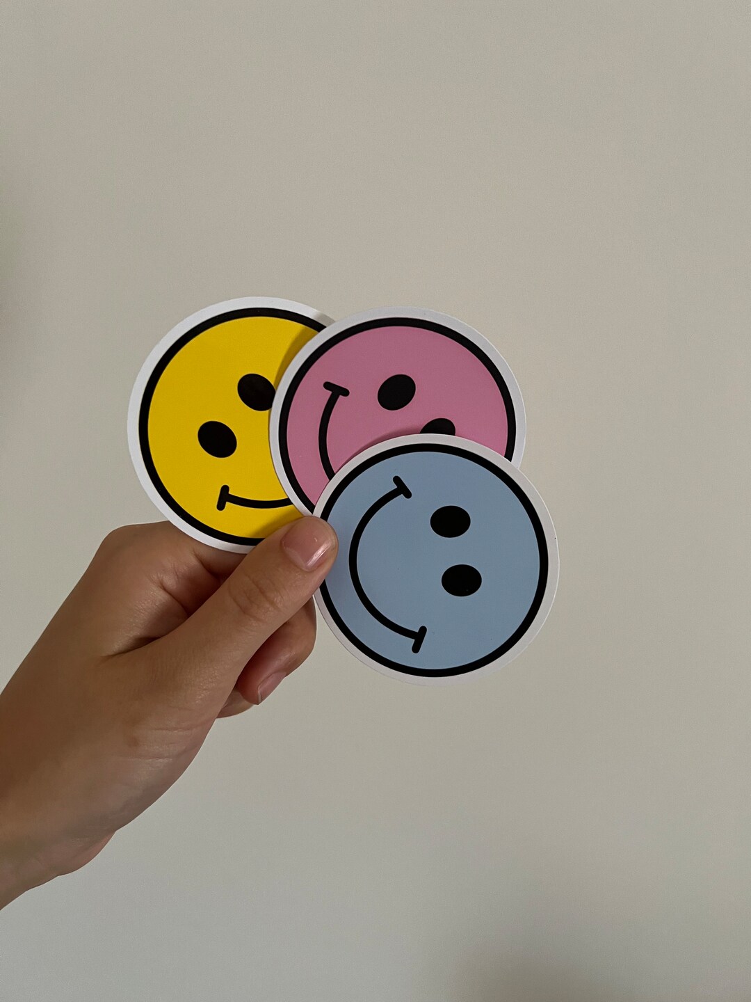 Smiley Vinyl Decal Waterproof Decal Glossy or Matte - Etsy Australia