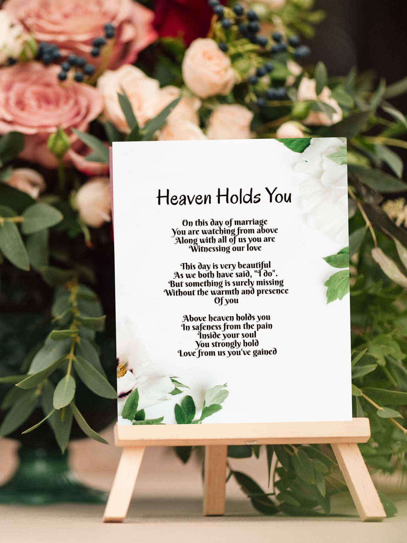In Memory of Your Loved One on Your Wedding Day, Memorial Poem for ... In Memory of Your Loved One on Your Wedding Day, Memorial Poem for ...
