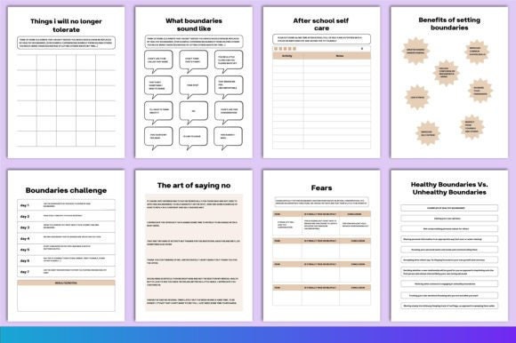 Teen Boundaries Workbook, Boundary Workbook, Therapy Worksheets ...