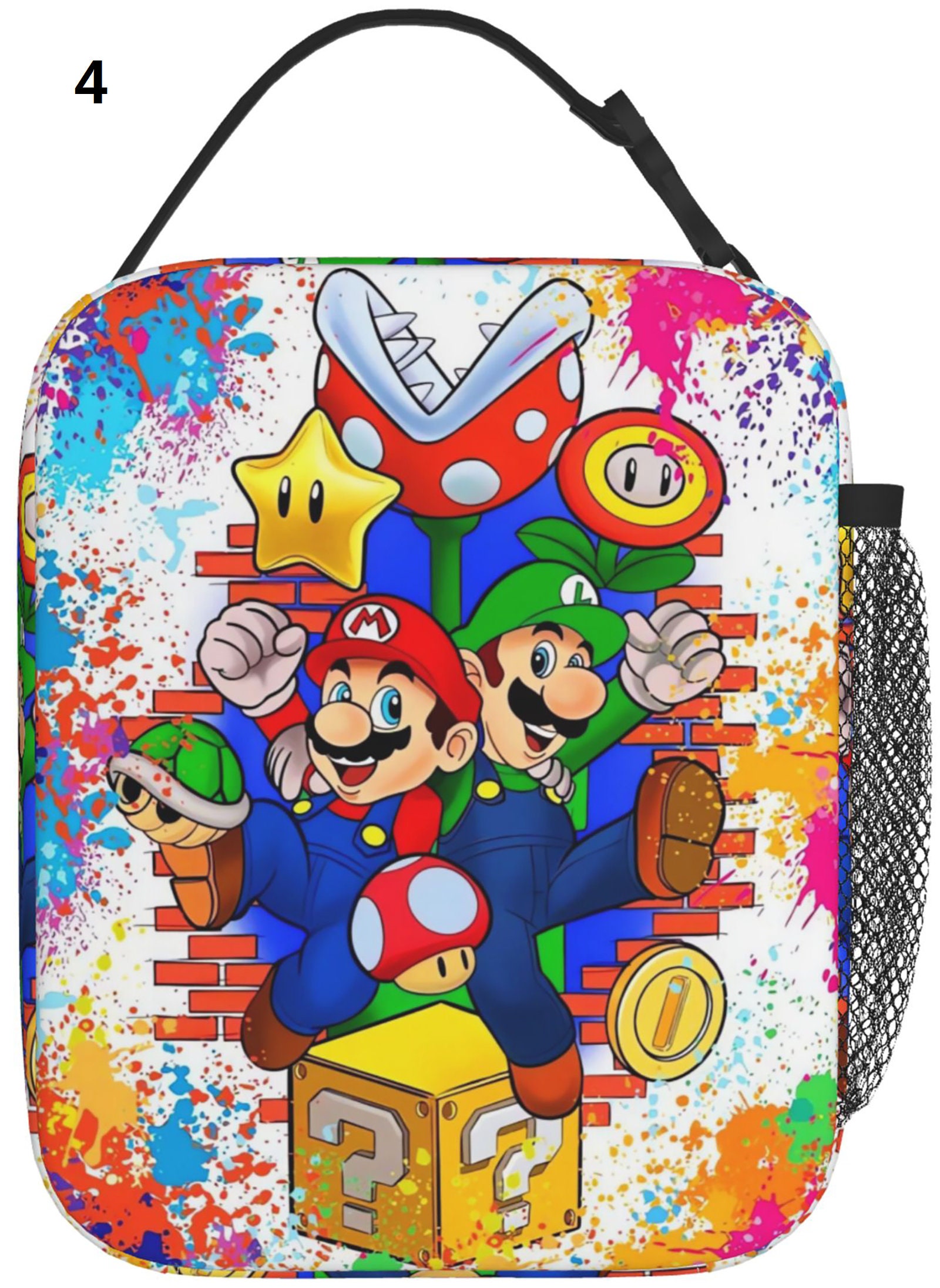 Super Mario Lunch Bag Sonic Lunch Bag Cute Insulated Lunch Bag ...