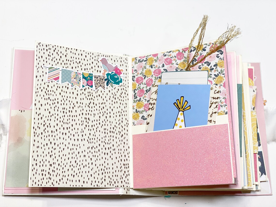 Hardcover I Am Interactive Album With Pockets, Pull Out Inserts, Space ...