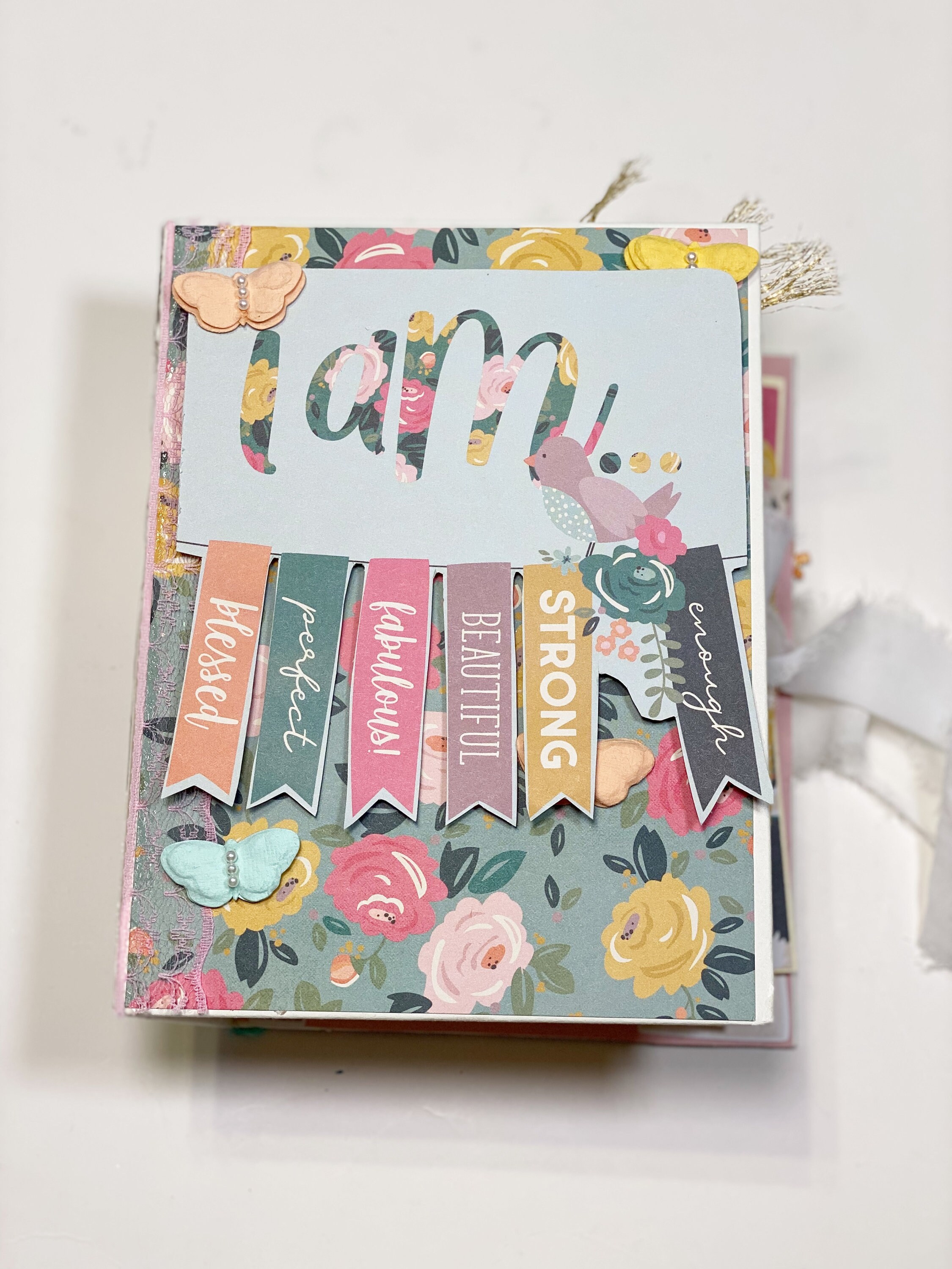 Hardcover I Am Interactive Album With Pockets, Pull Out Inserts, Space for Journaling - Etsy