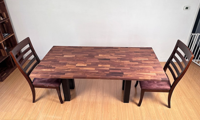 Small Table Top, Solid Walnut Board, DIY Wood Board, Desk Top, Dining ...