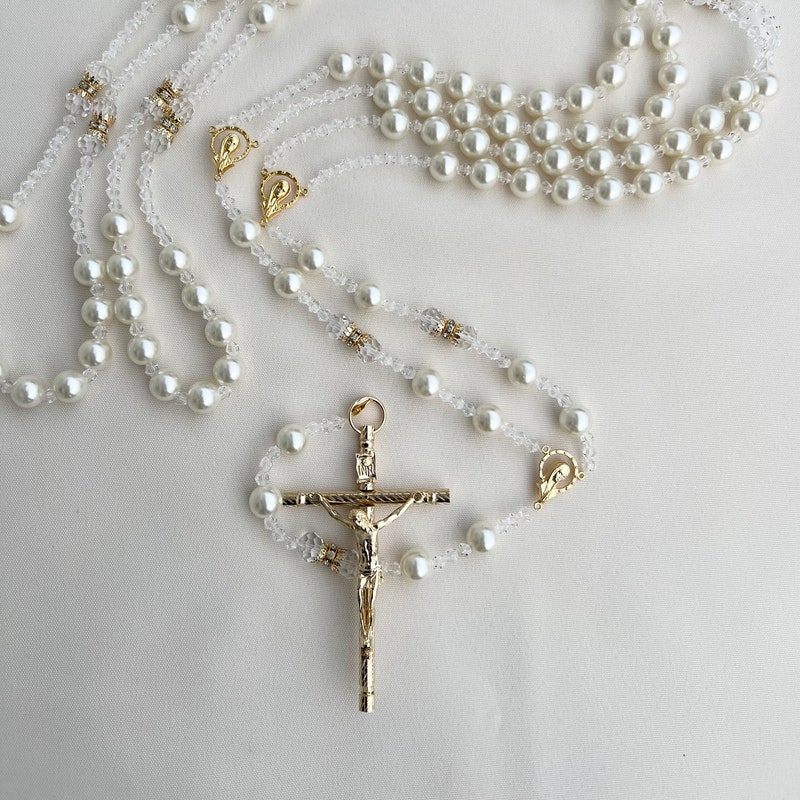Lasso Bridal Rosary - Etsy