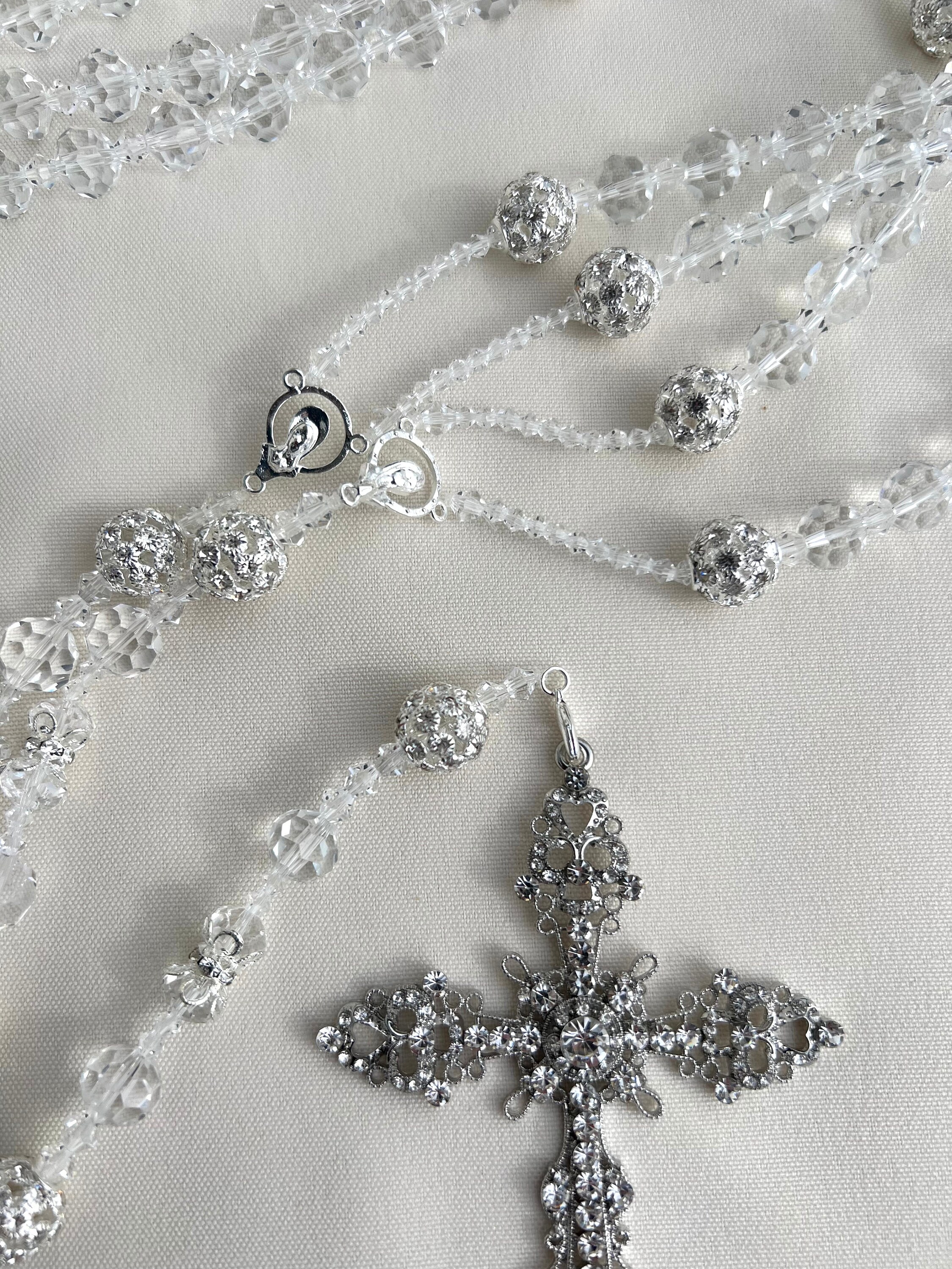 Wedding Lasso & Box Combo, Rhinestone and Crystal Galore With Filigree ...