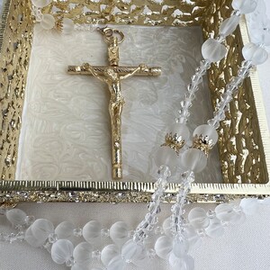 Wedding Lasso With Lasso Box, Wedding Lasso Rosary With Cross, Heart ...