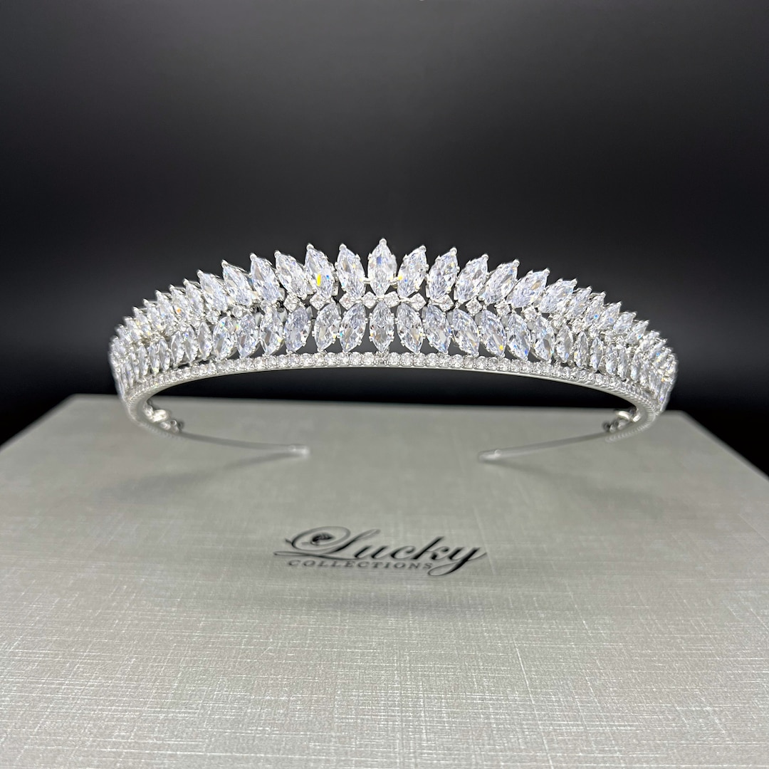 Bridal Tiara, Wedding Tiara, Small Tiara, Swarovski Crystal Tiara ...