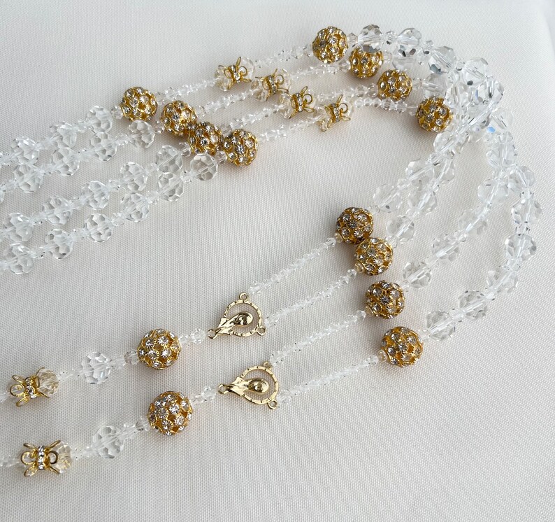 Lazo De Boda, Wedding Lasso Rhinestone and Crystal Galore With Filigree ...