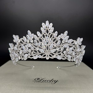 Quinceanera Crown Tiara, Corona Para Boda, Pageant Crown, Bridal ...