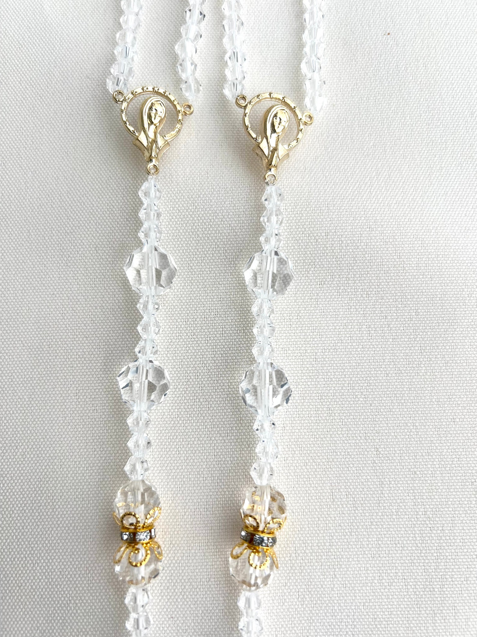 Lazo De Boda, Wedding Lasso, Crystal Lasso With Cross, Catholic Wedding ...