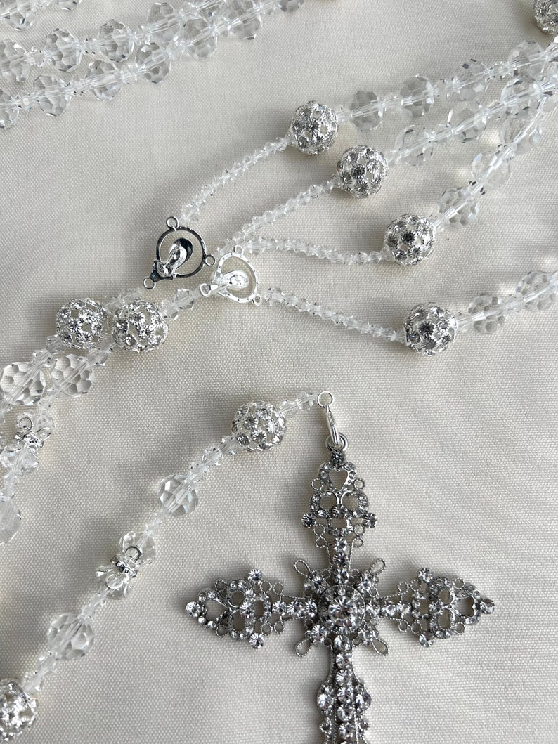 Lazo De Boda, Wedding Lasso Rhinestone and Crystal Galore With Filigree ...