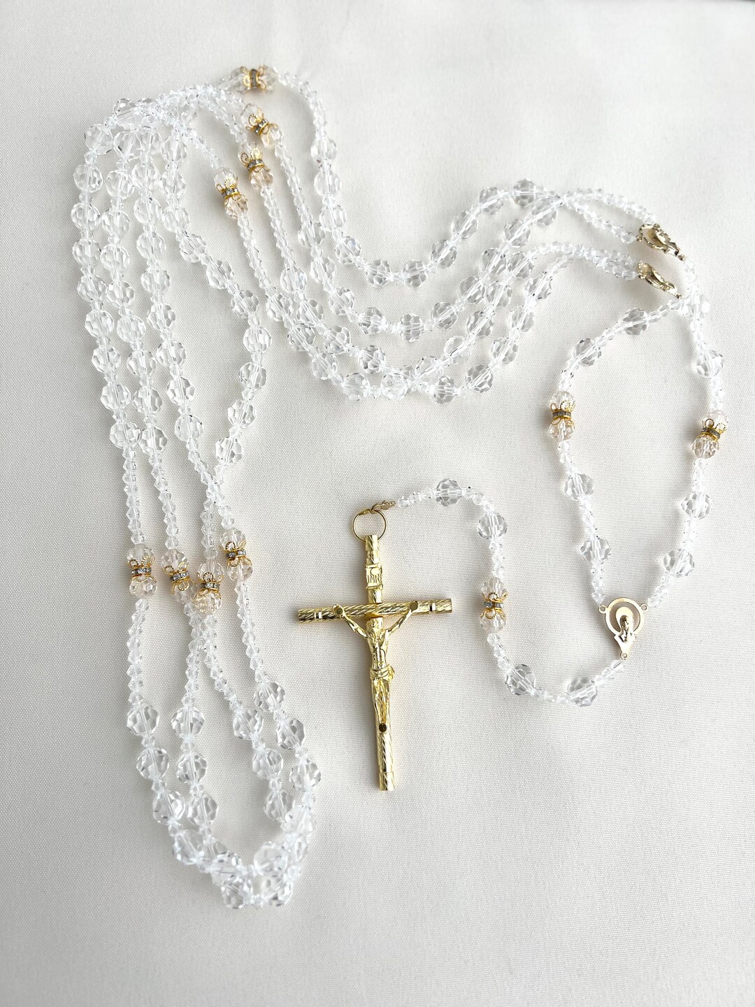 Lazo De Boda, Wedding Lasso, Crystal Lasso With Cross, Catholic Wedding ...