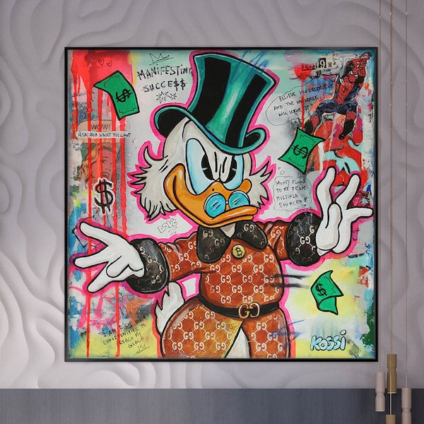 Pop Art Donald Duck - Etsy