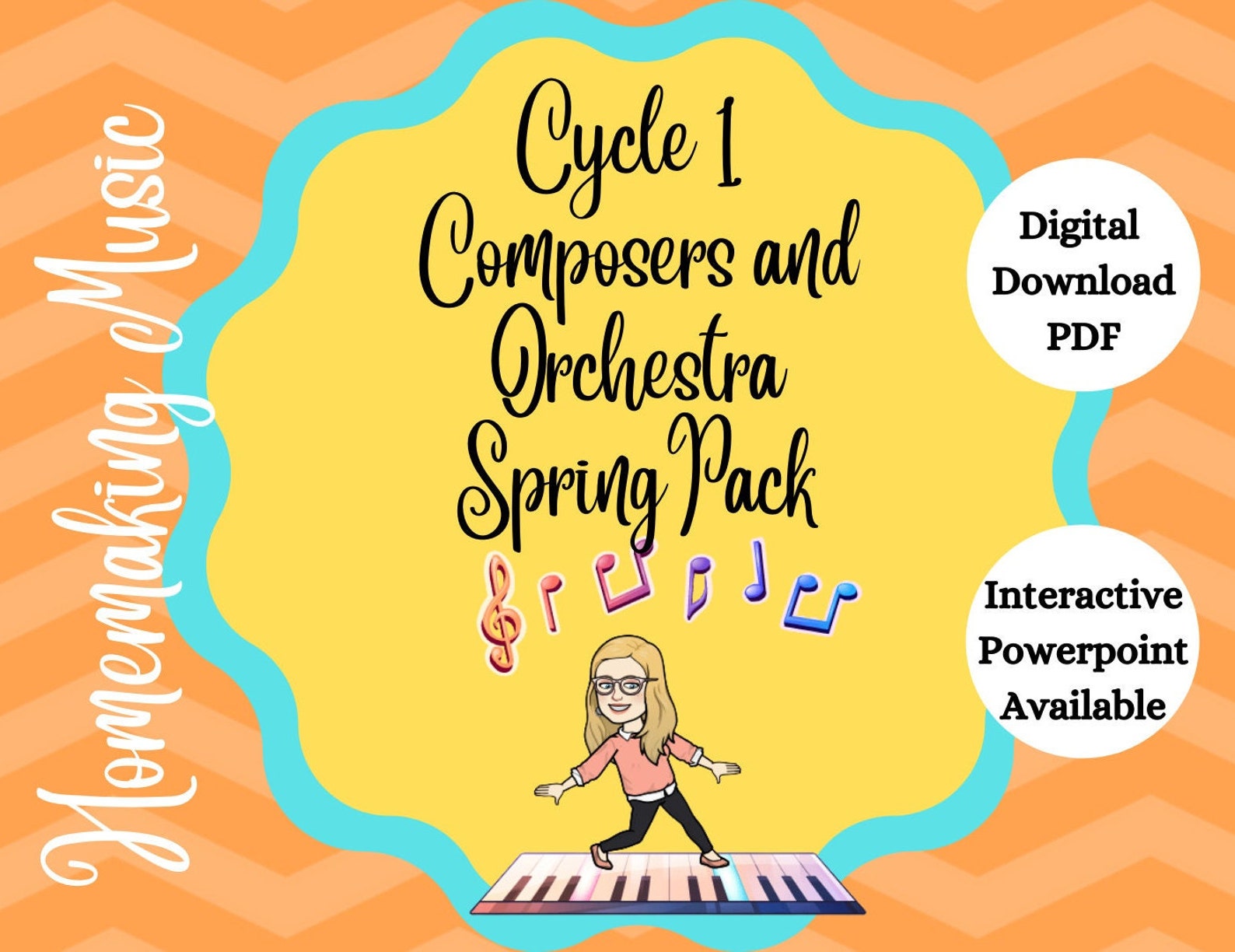 Classical Conversations Cycle 1 Music Spring Pack- Composers and ...