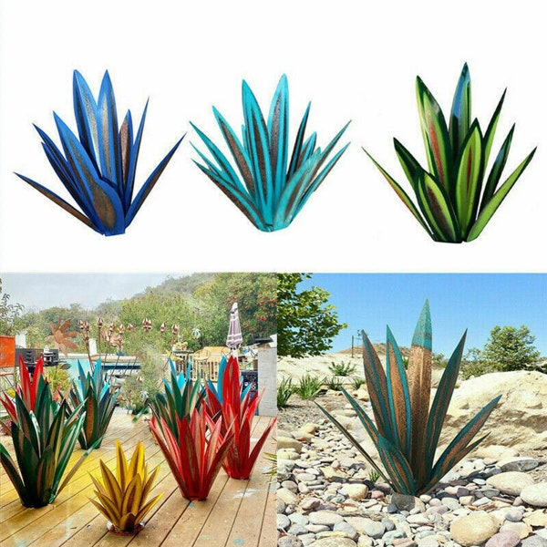 Agave Metal Yard Art - Etsy