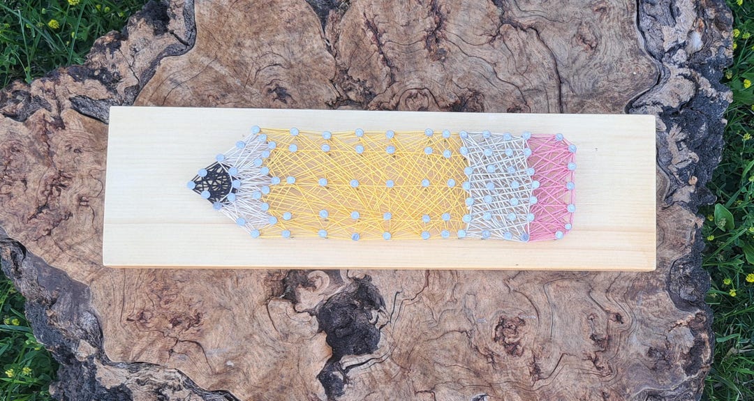 Pencil String Art - Teacher Appreciation Gift - Etsy