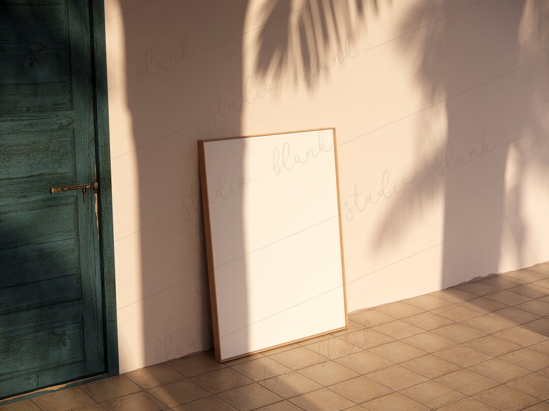 Moroccan Styled Frame Mockup, Sun Light Mock Up, Retro Vintage Print ...