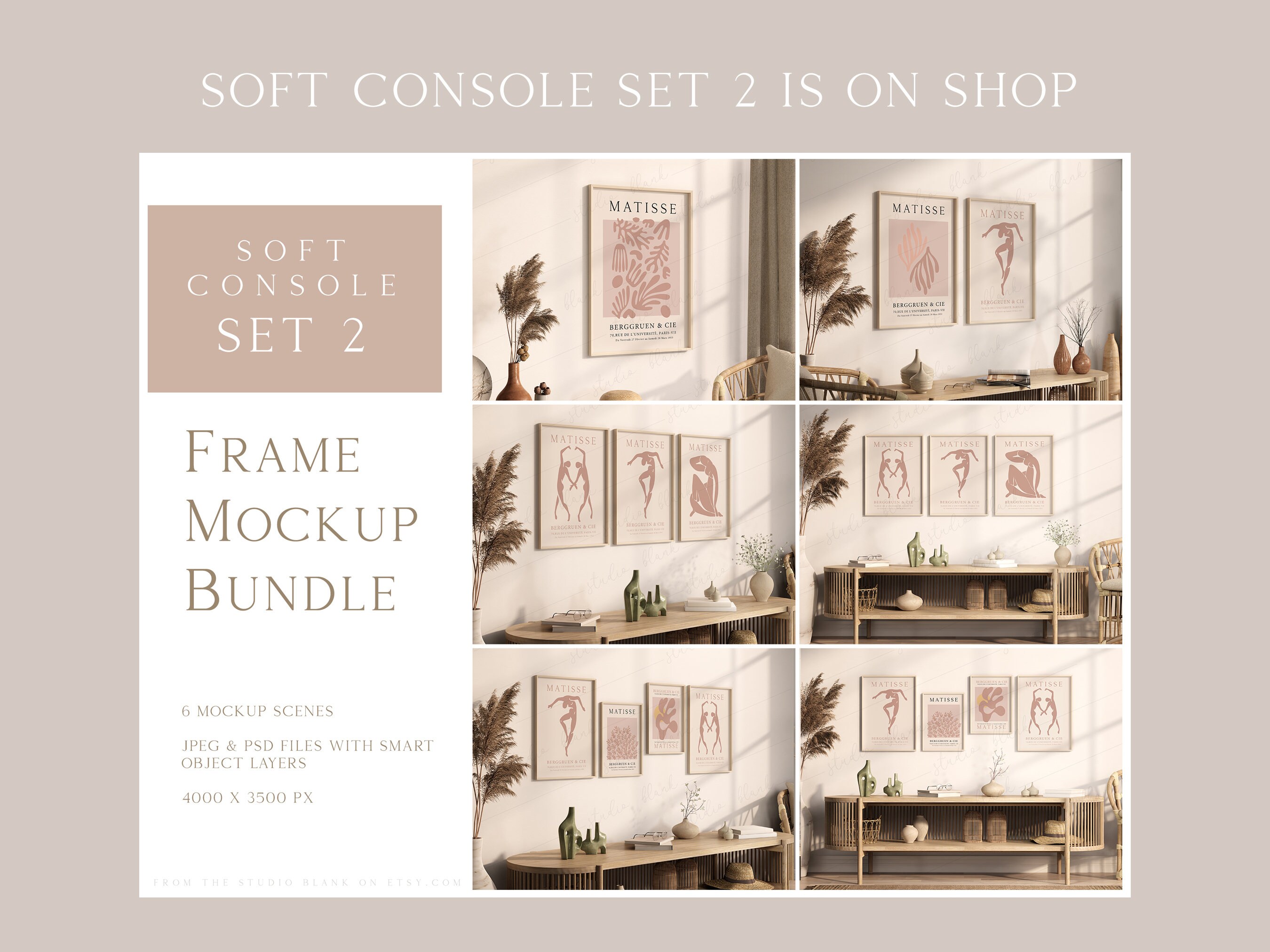 Frame Mockup Bundle Art Print Mockups Gallery Wall Mockups - Etsy