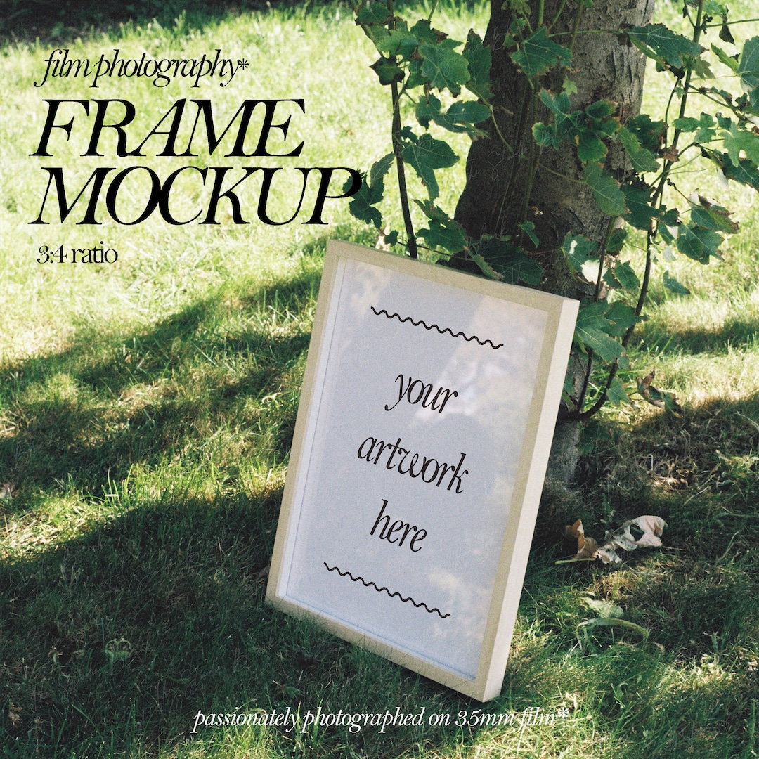 Frame Mock Up, Art Print Mockup, Natural Mock Up, Green Nature Mockup ...