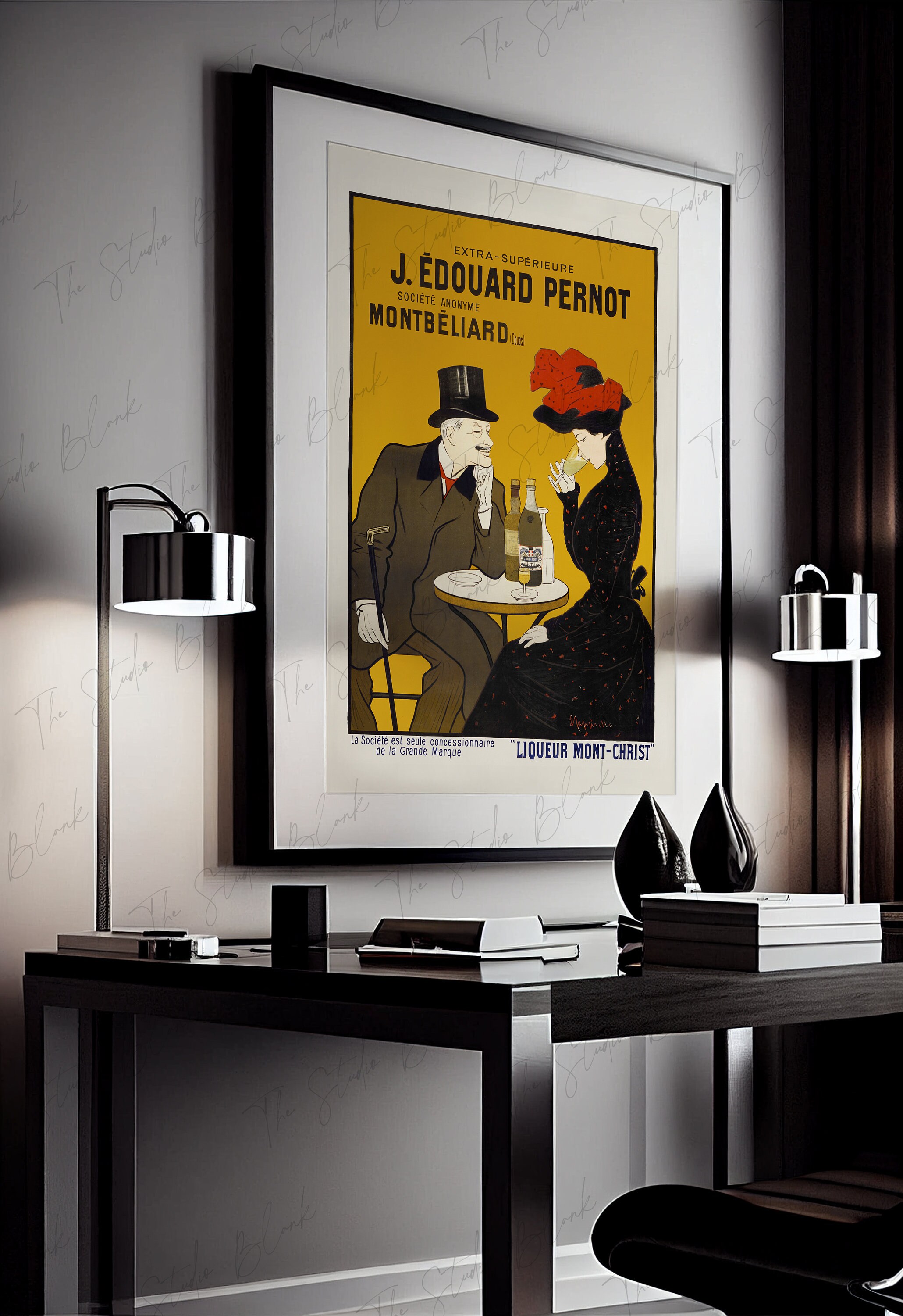 Modern Office Art Print Mockup Work Room Interior Frame - Etsy