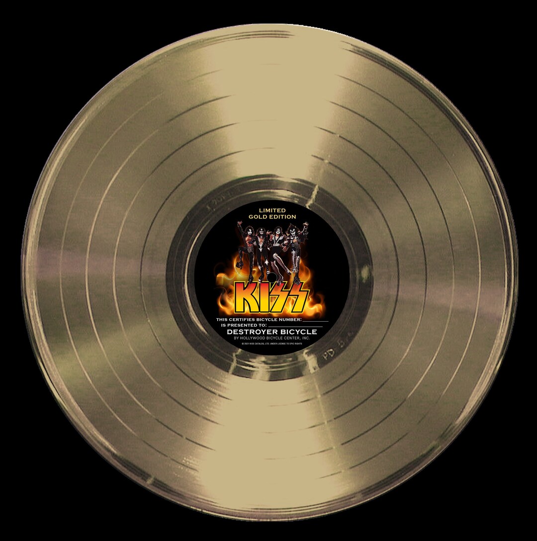REAL RECORD Custom Record Label 12" Gold Record - Rockstar Award ...