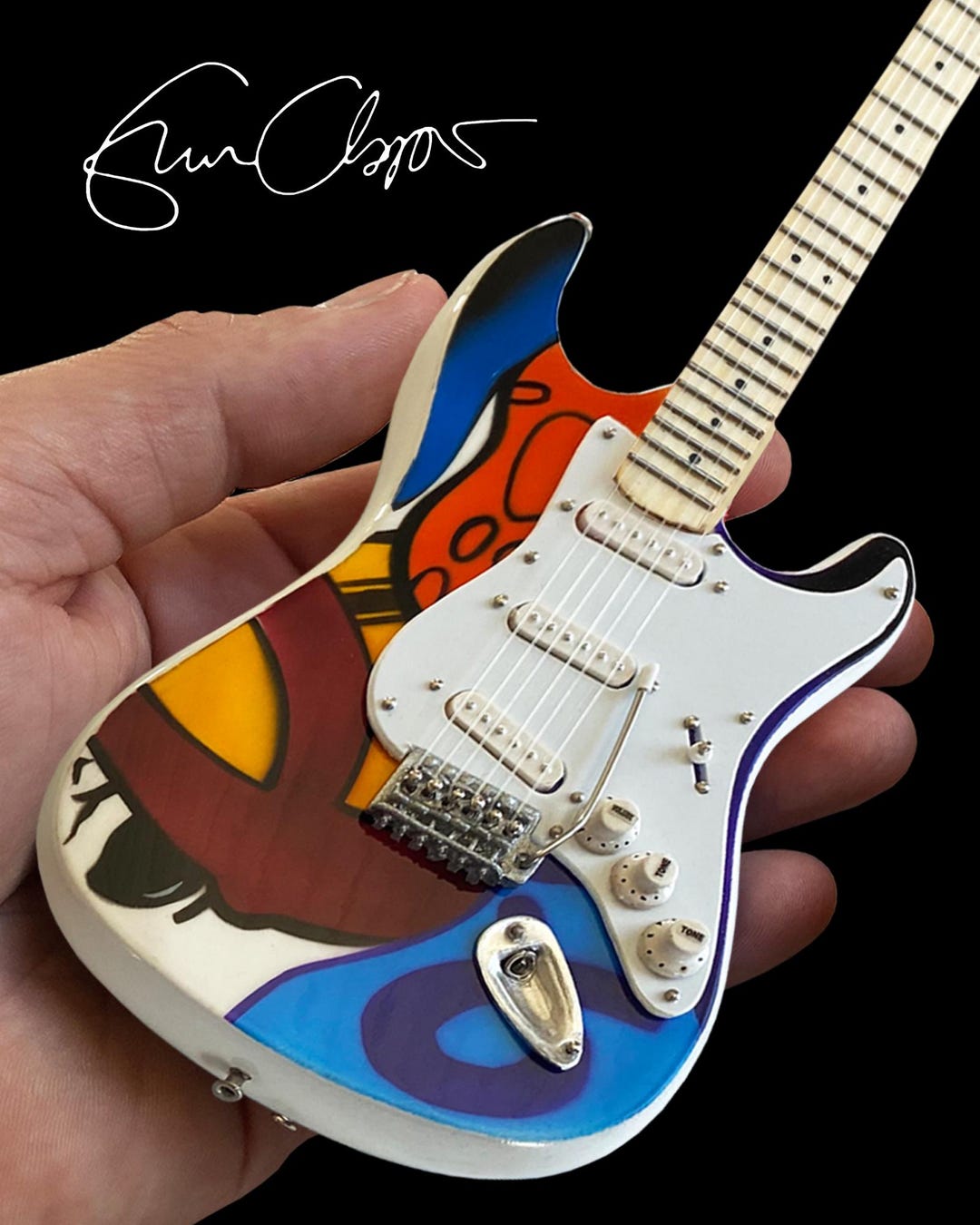 Crash Mini Guitar Replica Official Fender Replica - Eric Clapton Guitar ...