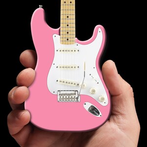 Pink Strat - 10" Mini Guitar - Pink Fender Stratocaster - Officially ...
