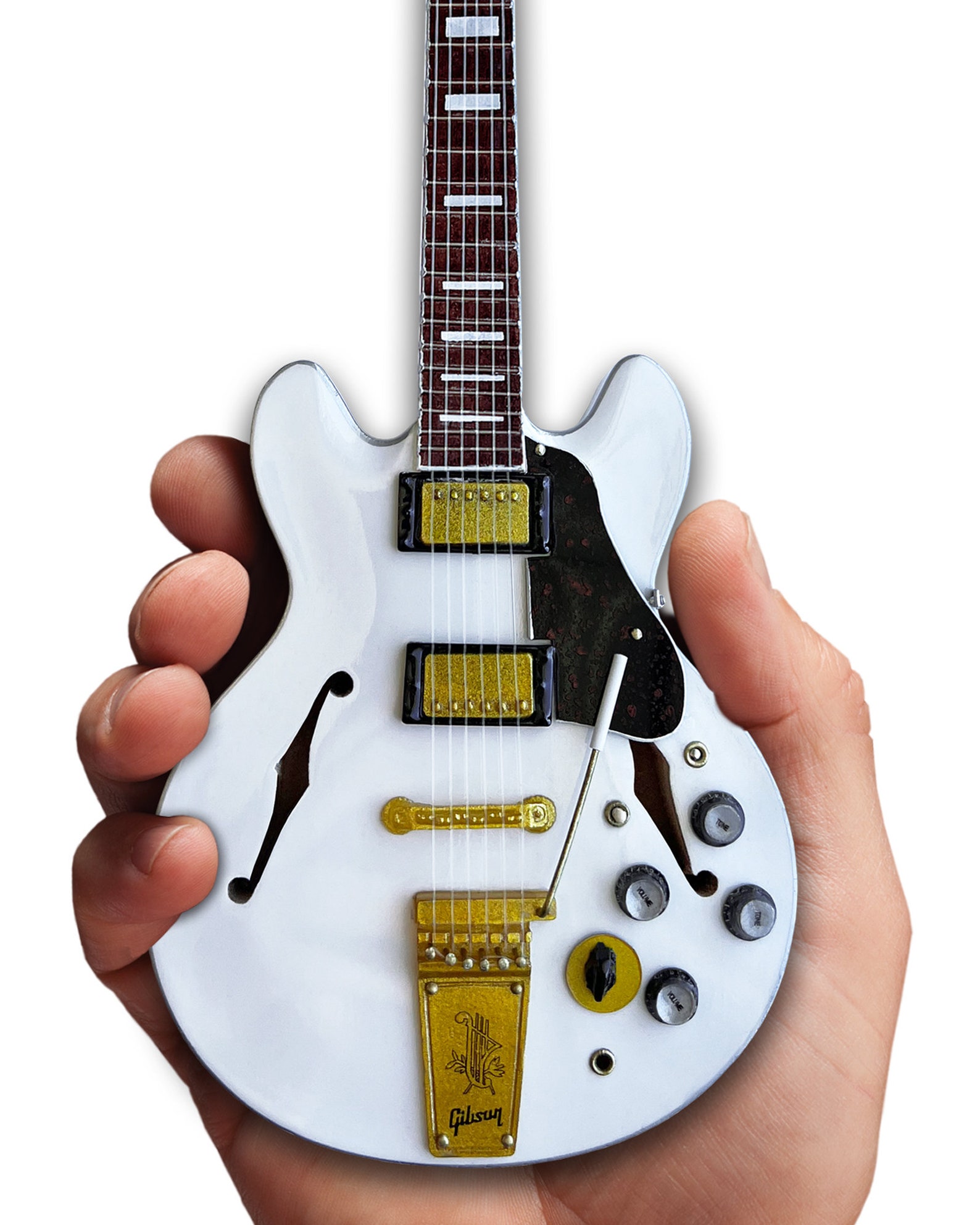 Rush Collectible Alex Lifeson Signature ES-355 Gibson Alpine White ...