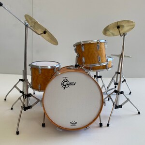 Rolling Stones Collectible Charlie Watts Drum Kit Model Miniature for ...