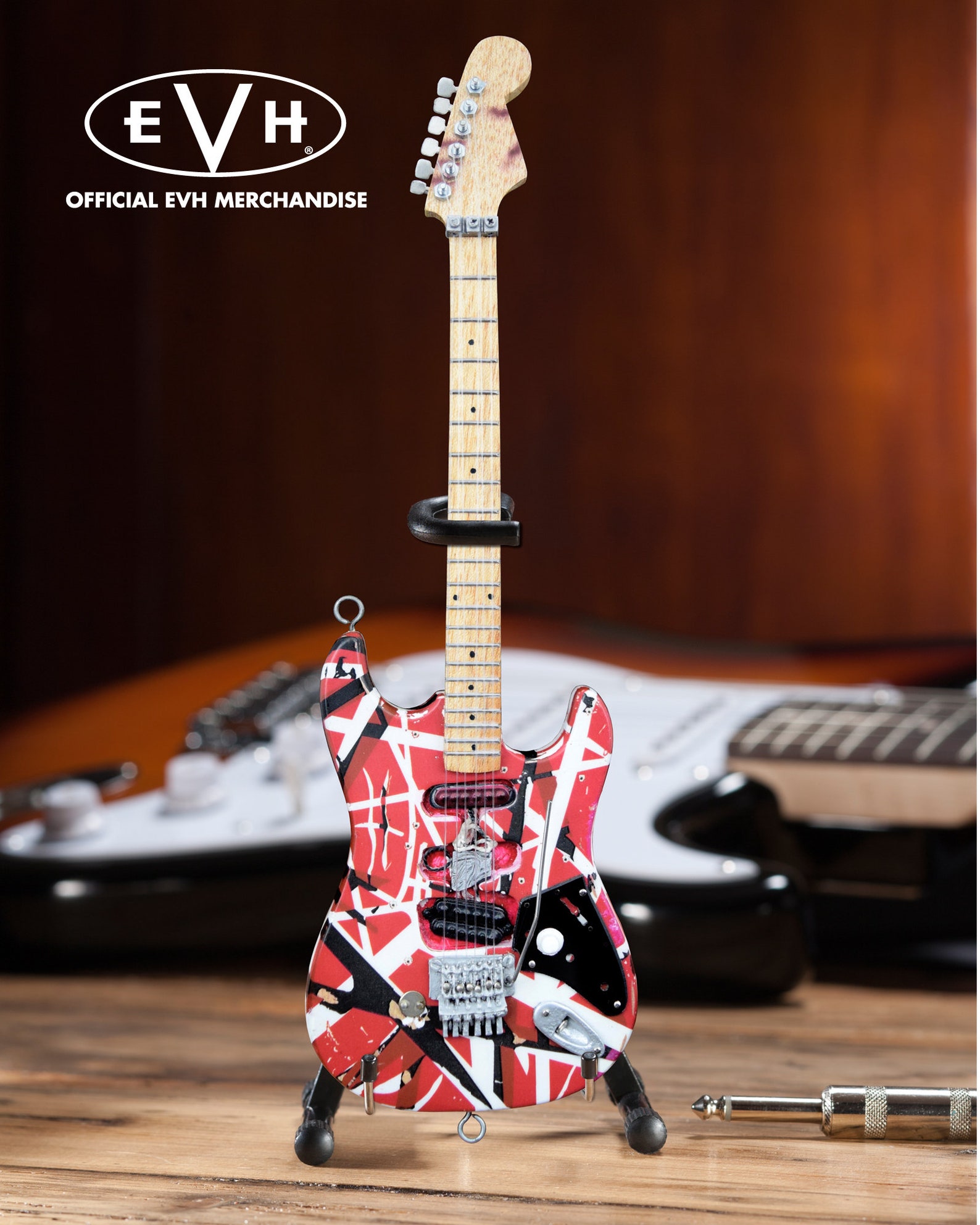 Eddie Van Halen Frankenstrat Mini Guitar Model Replica - Official EVH ...