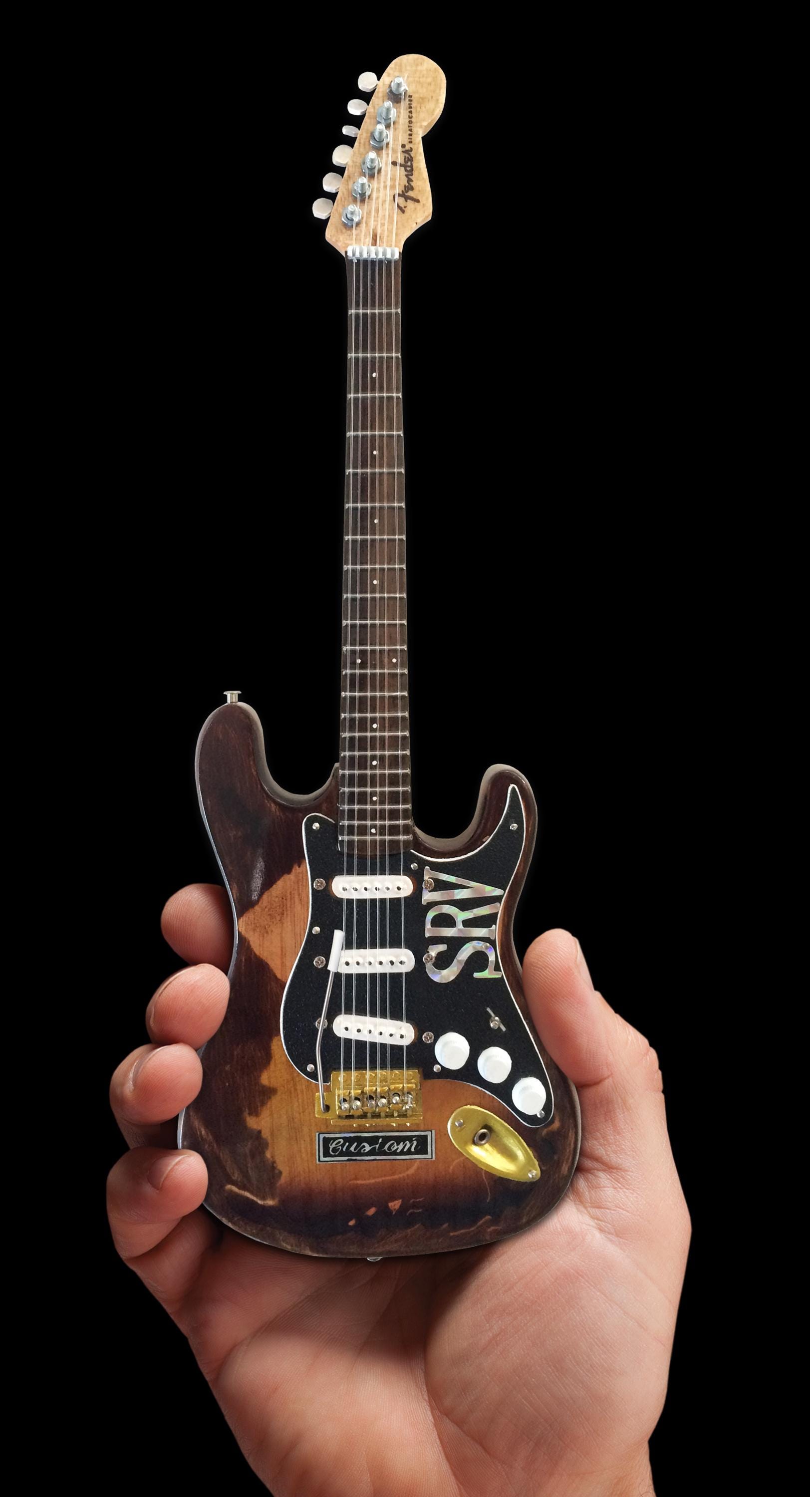 SRV Stevie Ray Vaughan Number One Mini Guitar Fender™ by AXE HEAVEN ...