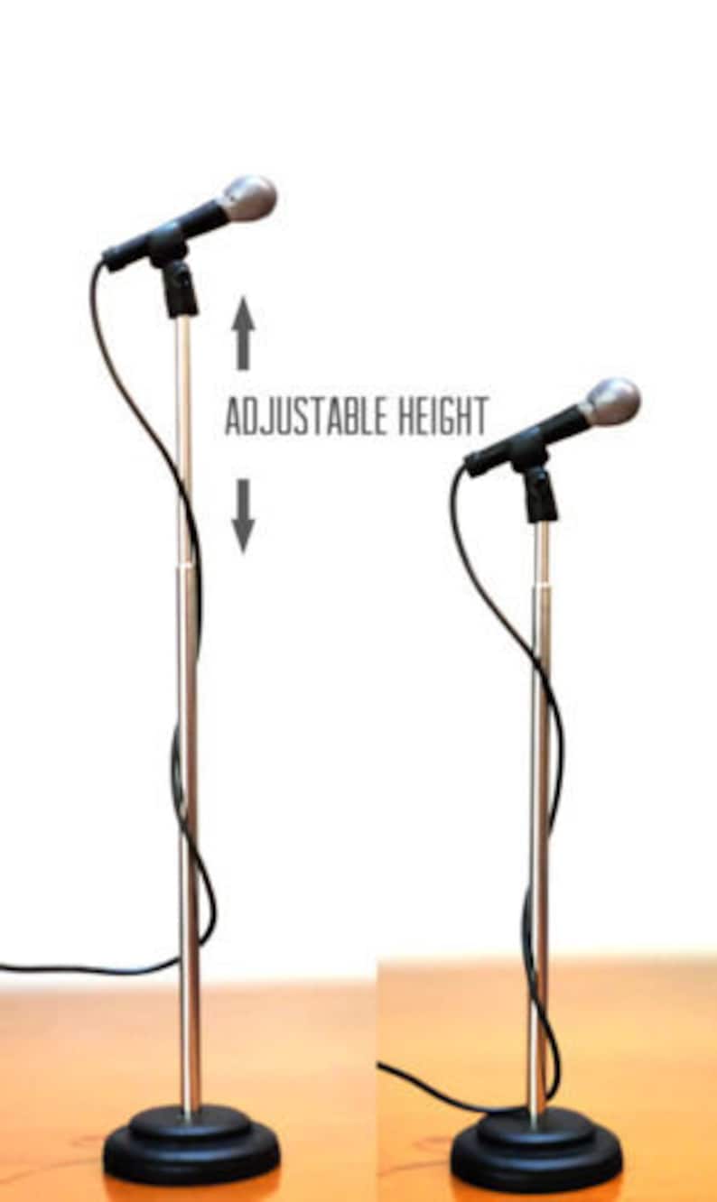 SET OF 2: Adjustable Height Miniature Microphones to Compliment Mini ...