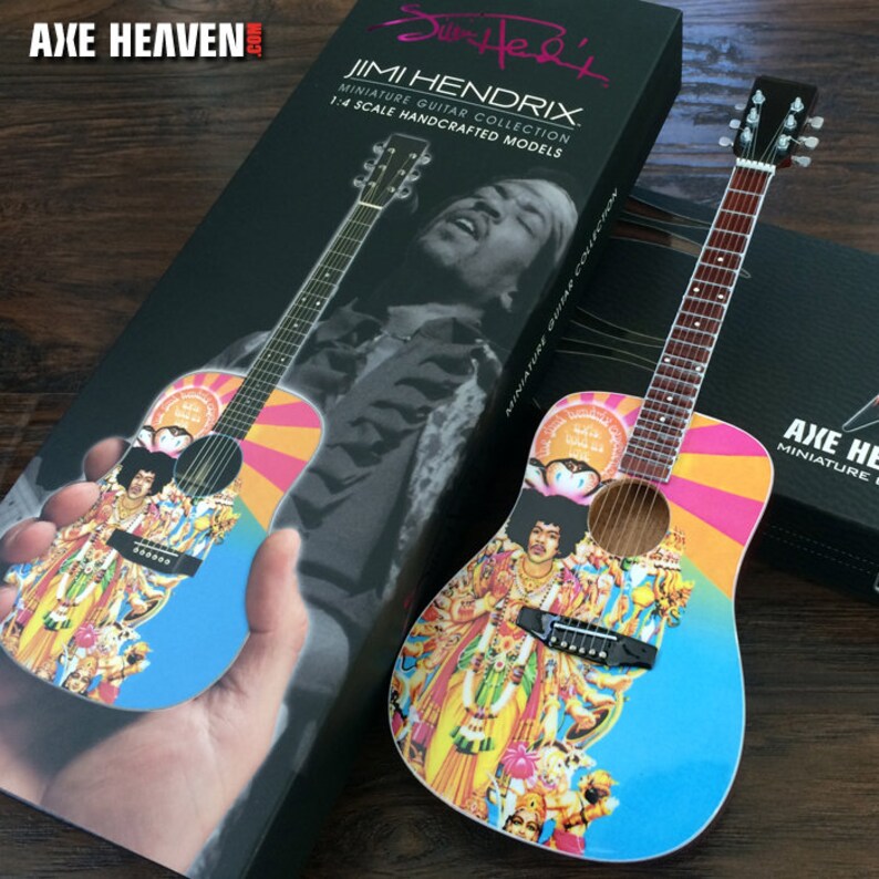 Jimi Hendrix AXIS Bold as Love Mini Acoustic Guitar Model - Officially ...