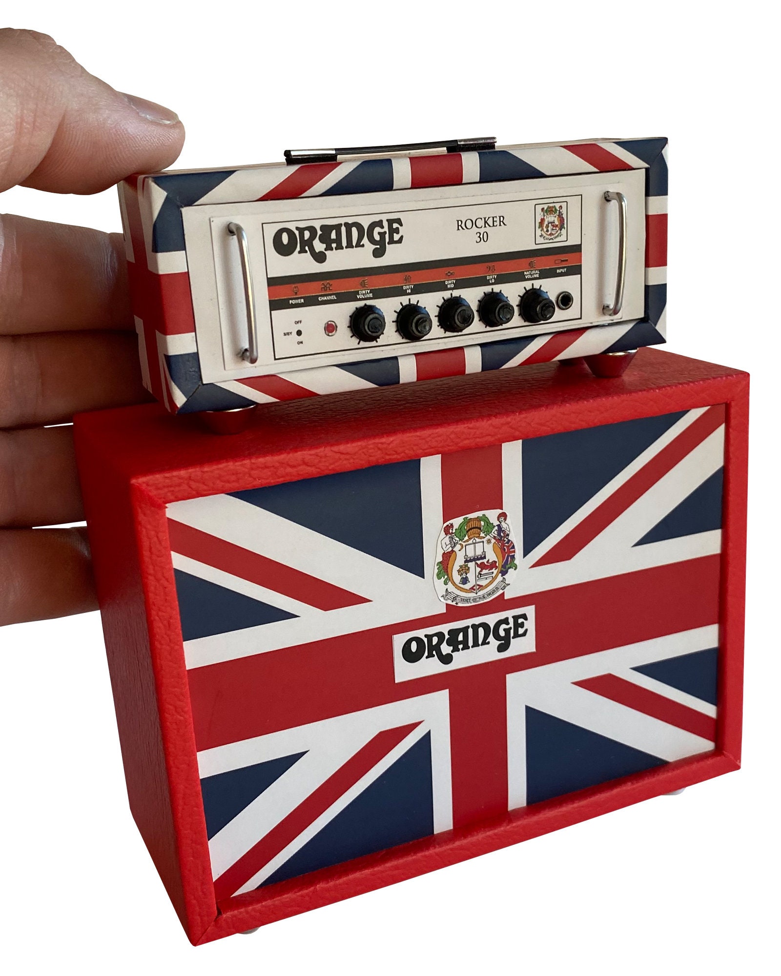 Orange Amp Replica UK Collectible - Miniature Classic Union Jack Orange ...