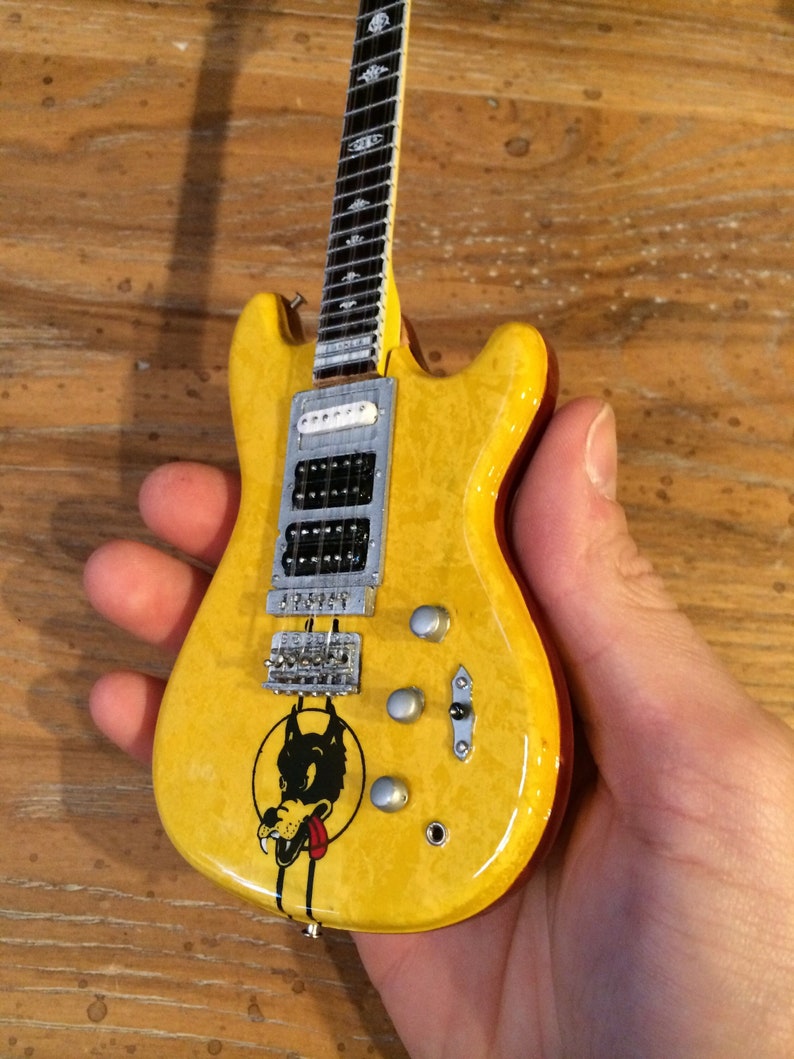 Jerry Garcia Wolf Guitar Model Officially Licensed Mini Guitar - Etsy