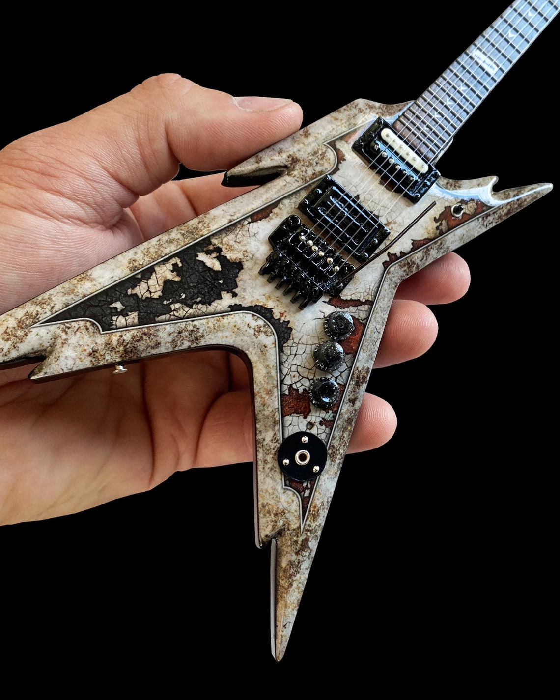 Pantera Collectible Dimebag Darrell Rust Razorback Guitar - Etsy