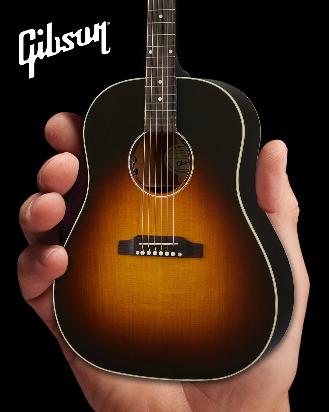 Slash Gibson® J-45 November Burst Acoustic Gibson Mini Guitar Model ...