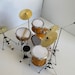 Rolling Stones Collectible Charlie Watts Drum Kit Model Miniature for ...