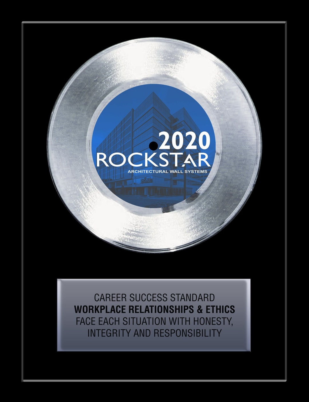 REAL RECORD Personalized Platinum Record Award, 7"- 45 Single Record ...