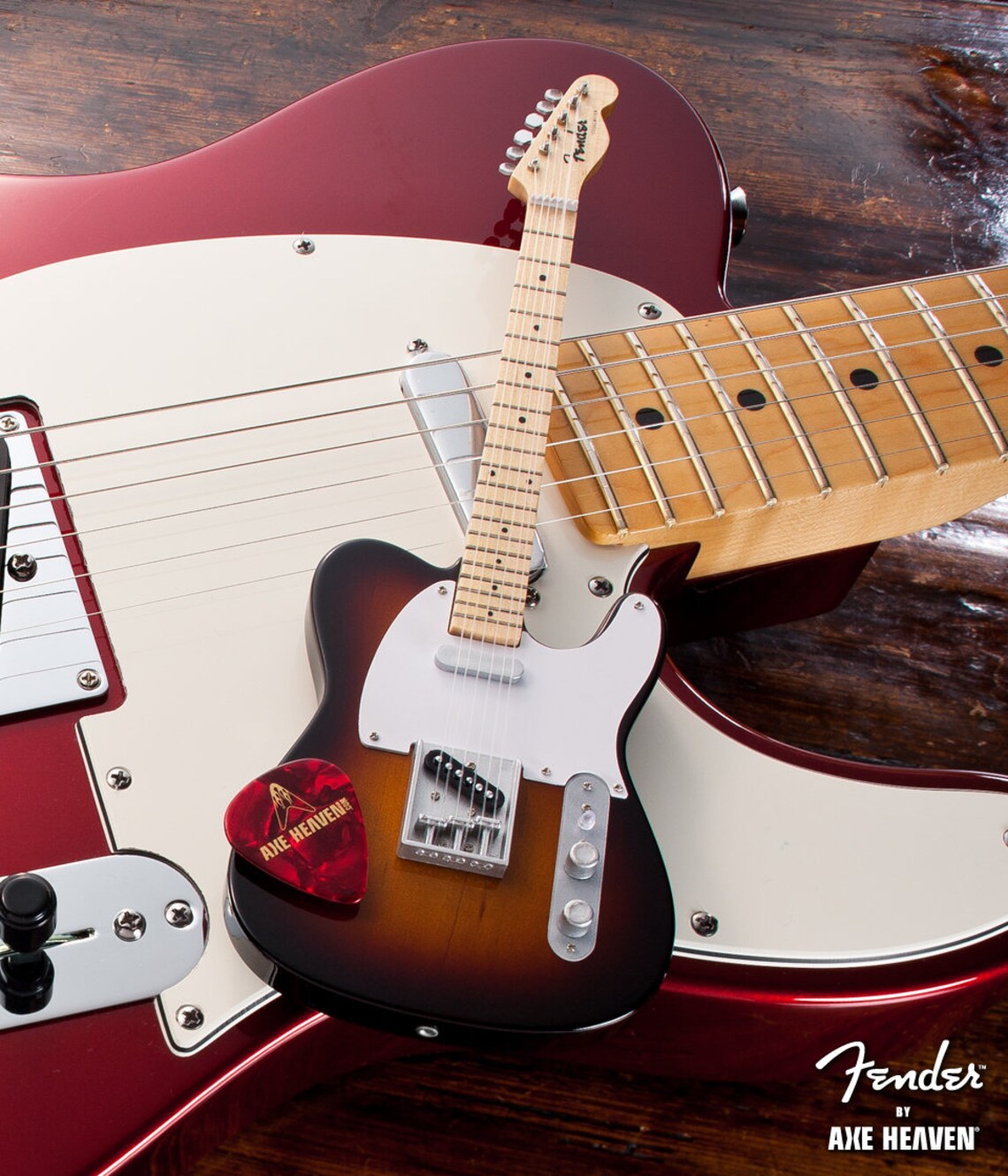Classic Sunburst Fender™ Telecaster™ Guitar Replica Miniature Guitar ...