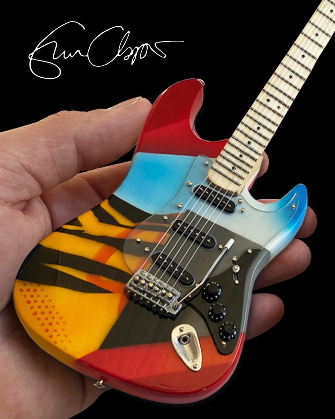 Crash Mini Guitar Replica Official Fender Replica - Eric Clapton Guitar ...