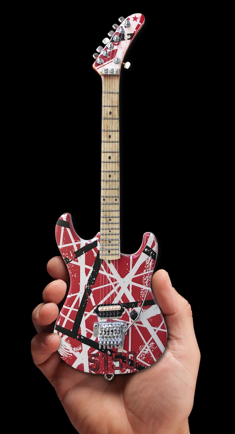 Eddie Van Halen 5150 Mini Guitar Model Replica Official EVH - Etsy