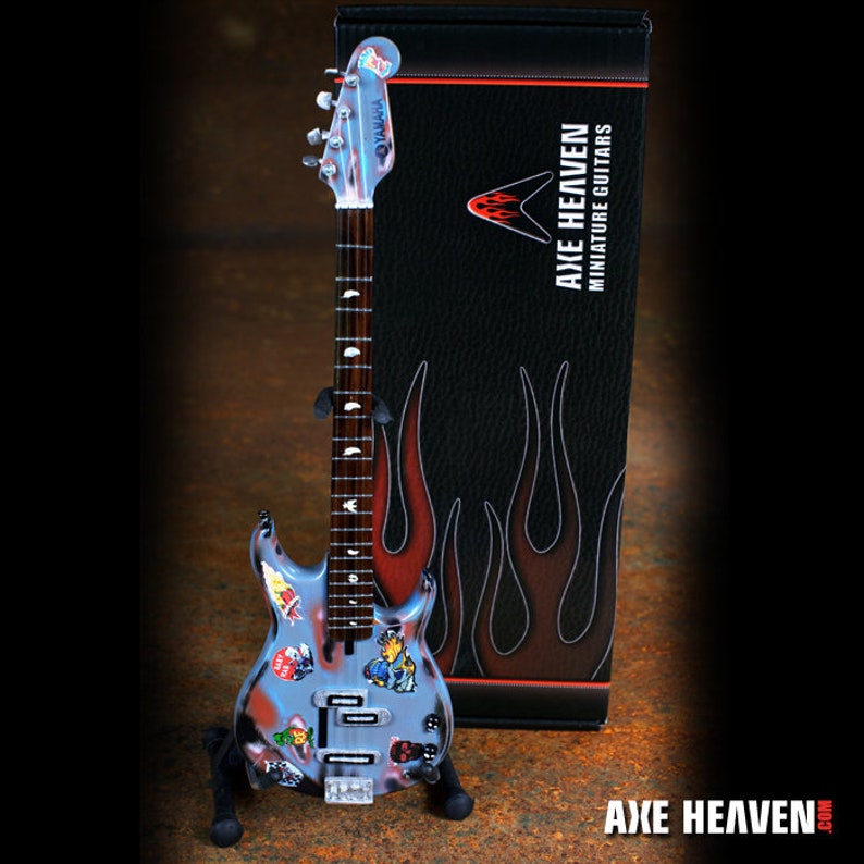 Van Halen Collectible Michael Anthony Rat Rod Bass Mini Bass Guitar ...