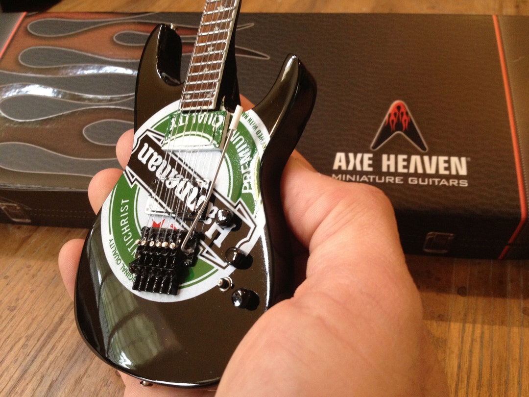 Slayer Collectible - Jeff Hanneman Green Hanneman Guitar - Miniature ...