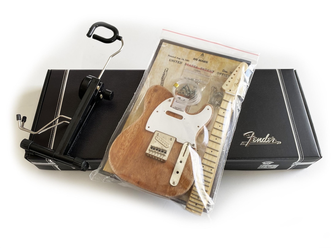 Miniature Guitar Model Kit - Fender™ Telecaster™ Build Your Own Mini ...
