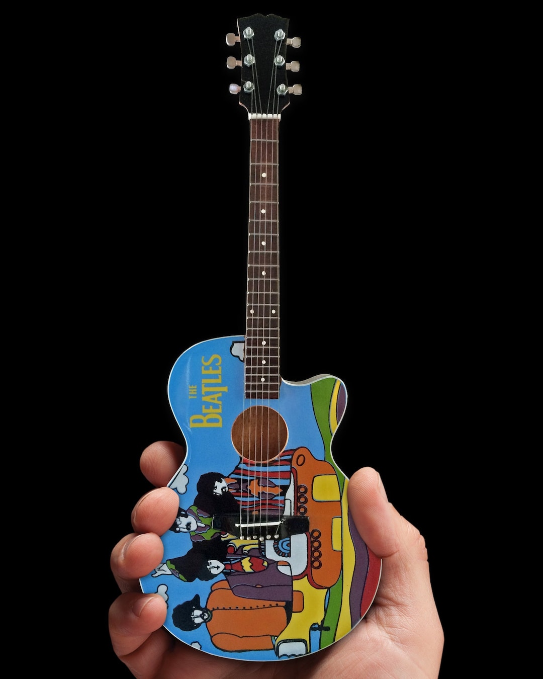 Beatles Collectible - Fab Four Yellow Submarine Miniature Acoustic ...