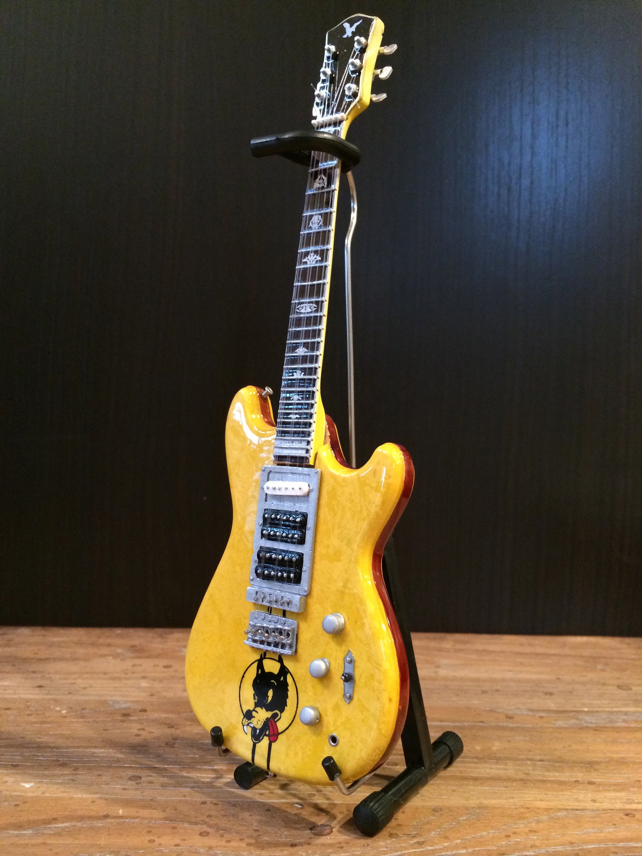 Jerry Garcia Wolf Guitar Model Officially Licensed Mini Guitar - Etsy ...