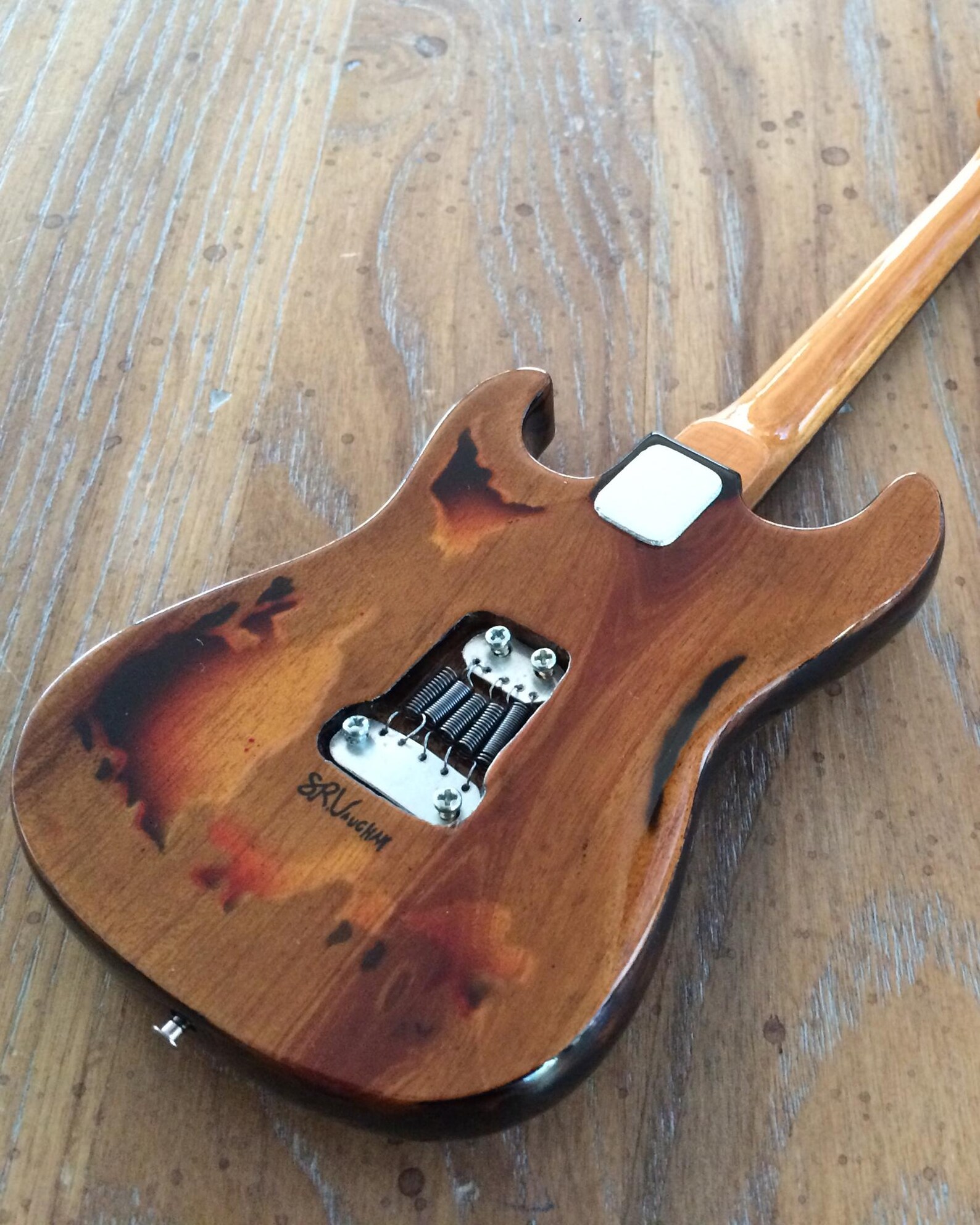 SRV Stevie Ray Vaughan Number One Mini Guitar Fender™ by AXE HEAVEN ...